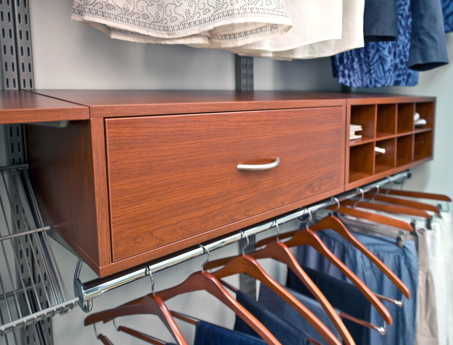 Organized Living | freedomRail adjustable shelving